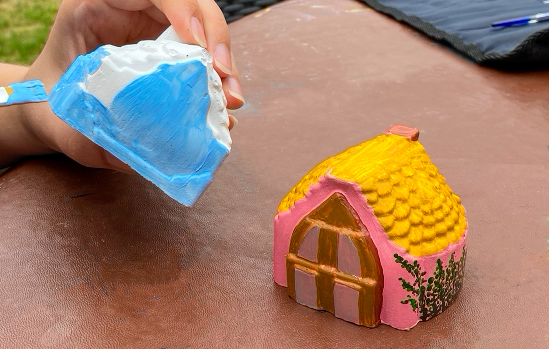 Make mini cement houses – Tutorial