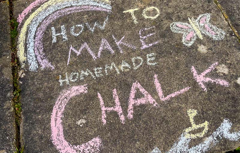 Homemade Sidewalk Chalk: An Easy and Fun Project for Kids