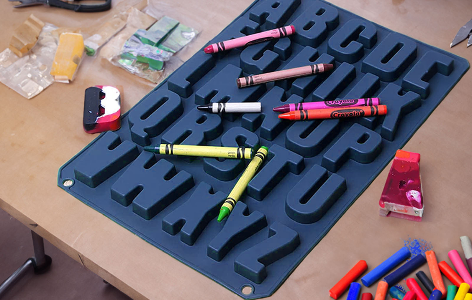 How to melt and make your own crayons with silicone moulds